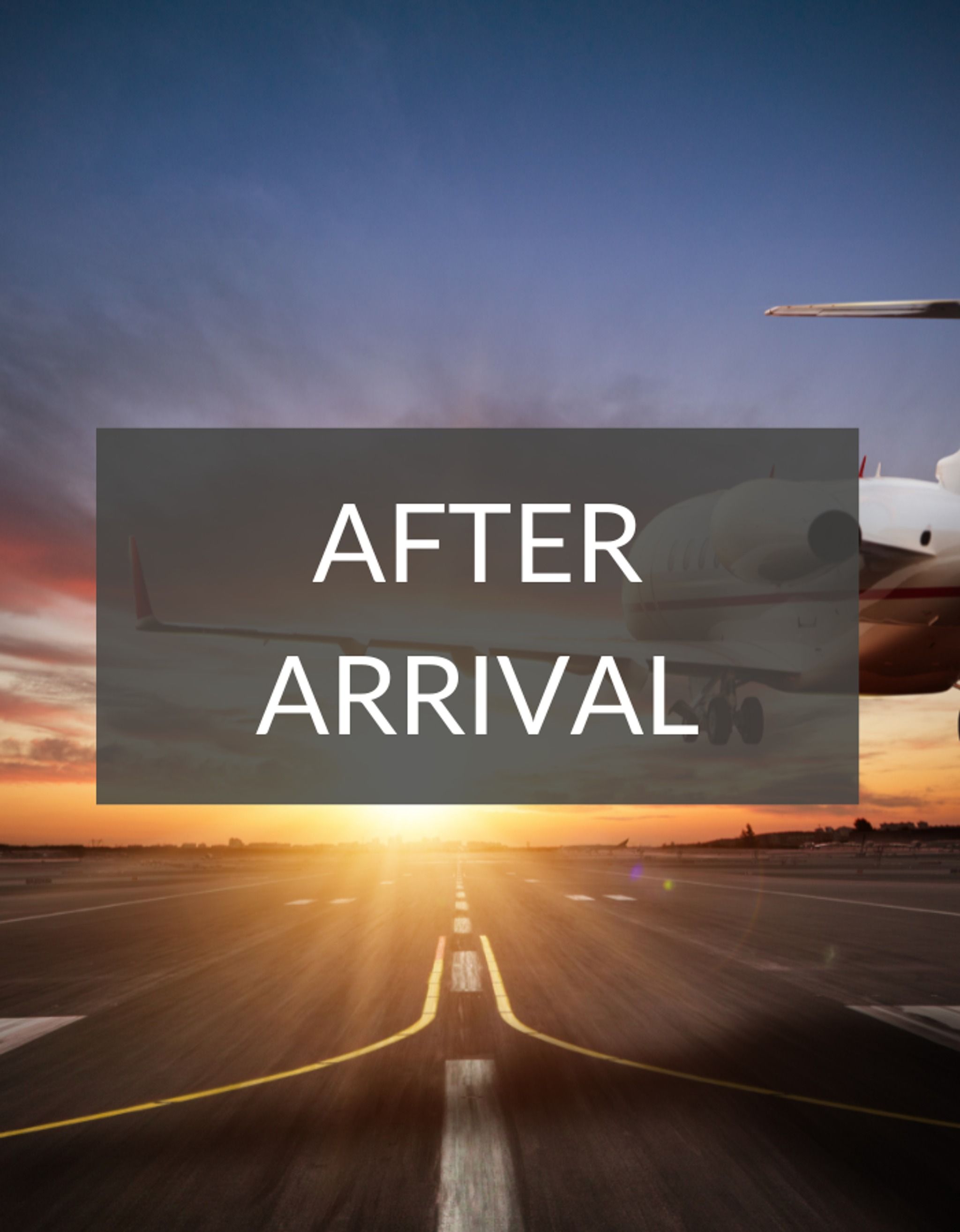 After arrival - transport from the airport by Katarína Lepšíková ...