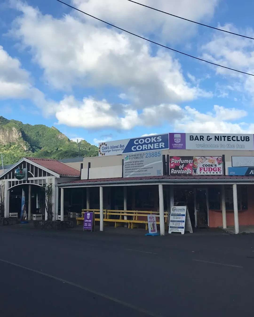Cook's Corner Bus Station - Rarotonga, Cook Islands - Rexby