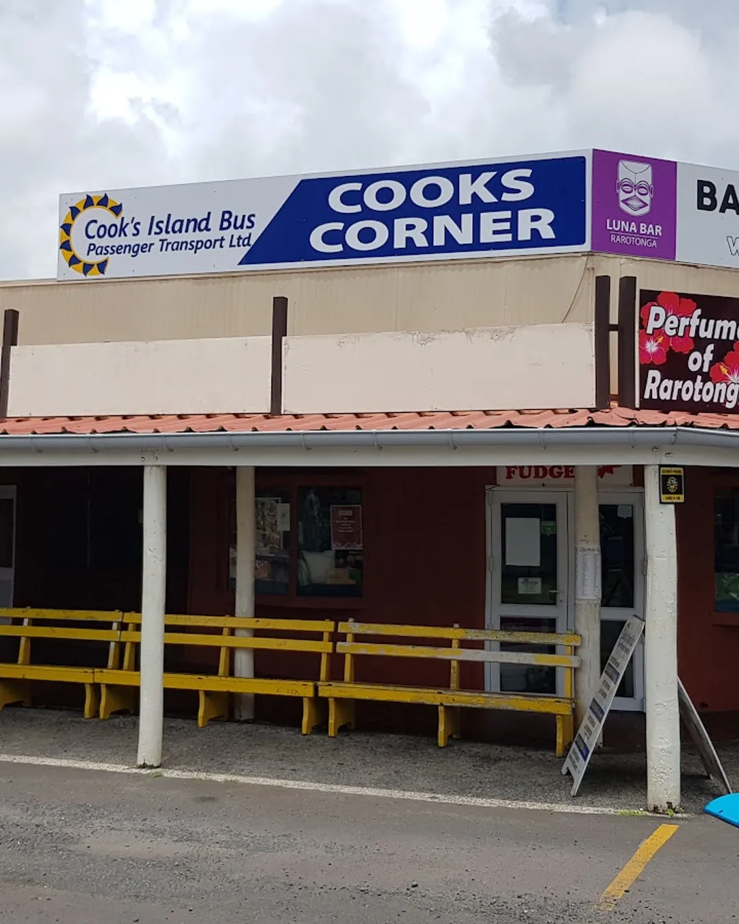 Cook's Corner Bus Station - Rarotonga, Cook Islands - Rexby
