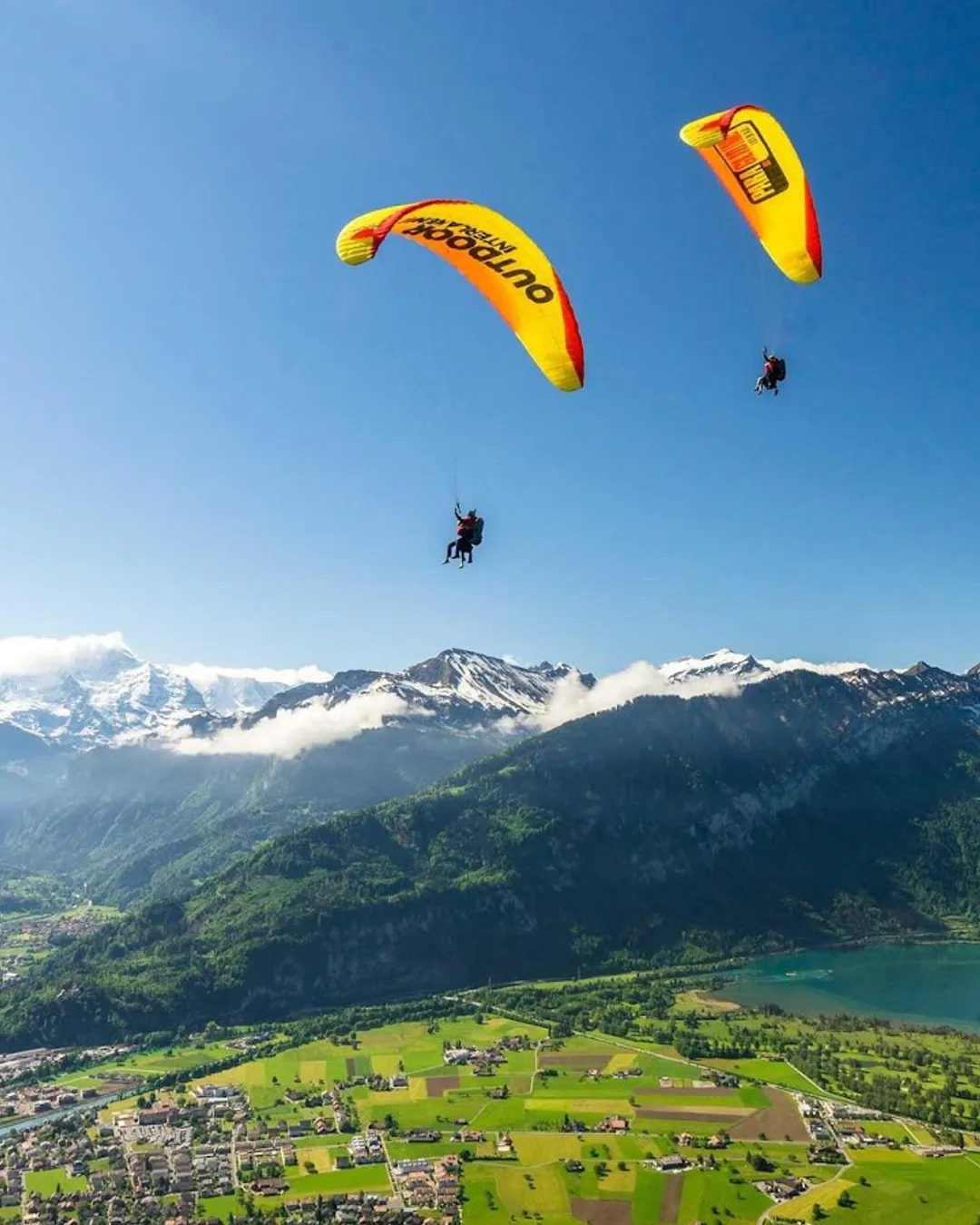Paragliding Interlaken - Summer, Switzerland - Rexby