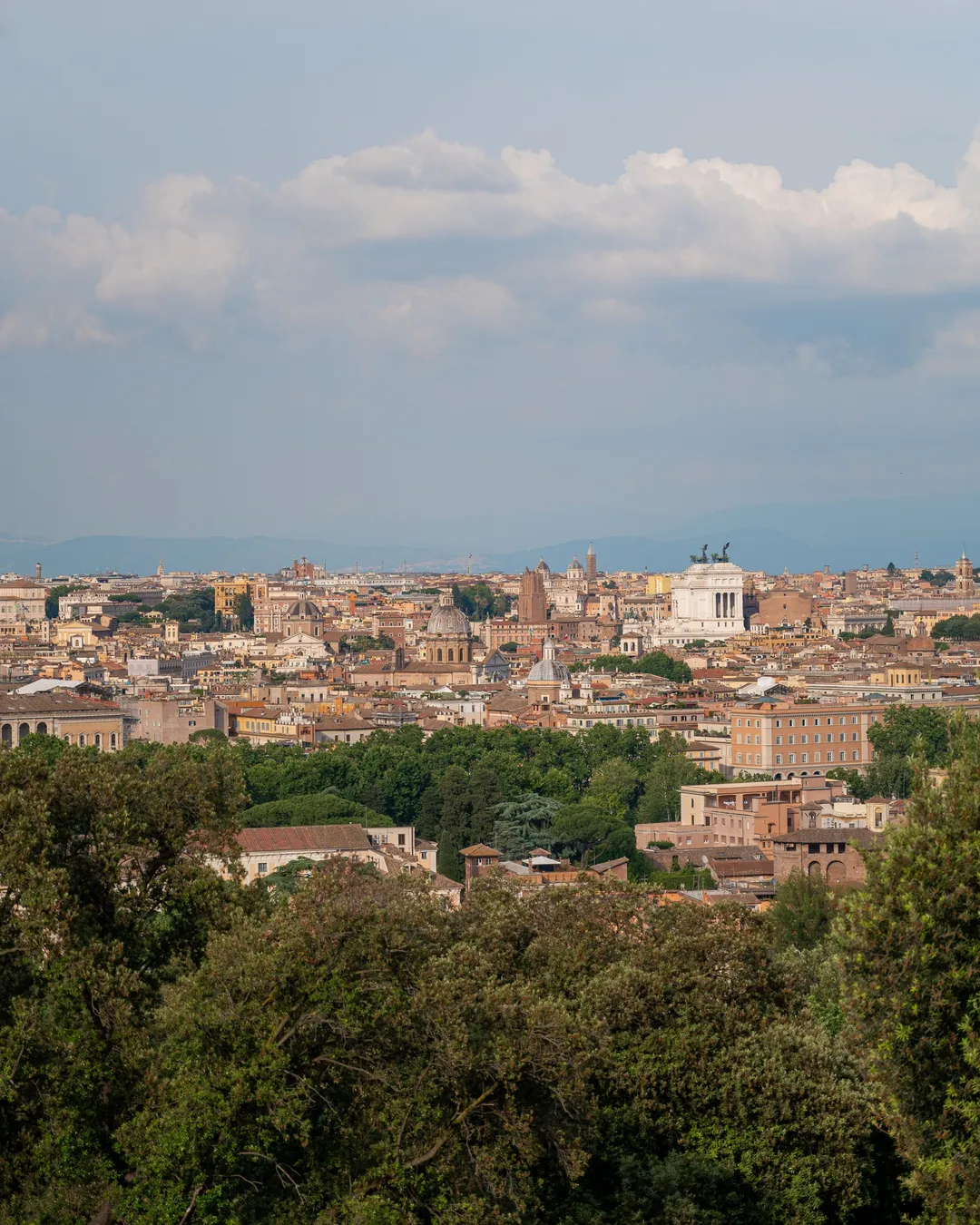 Nac Tower Janiculum Hill Rome